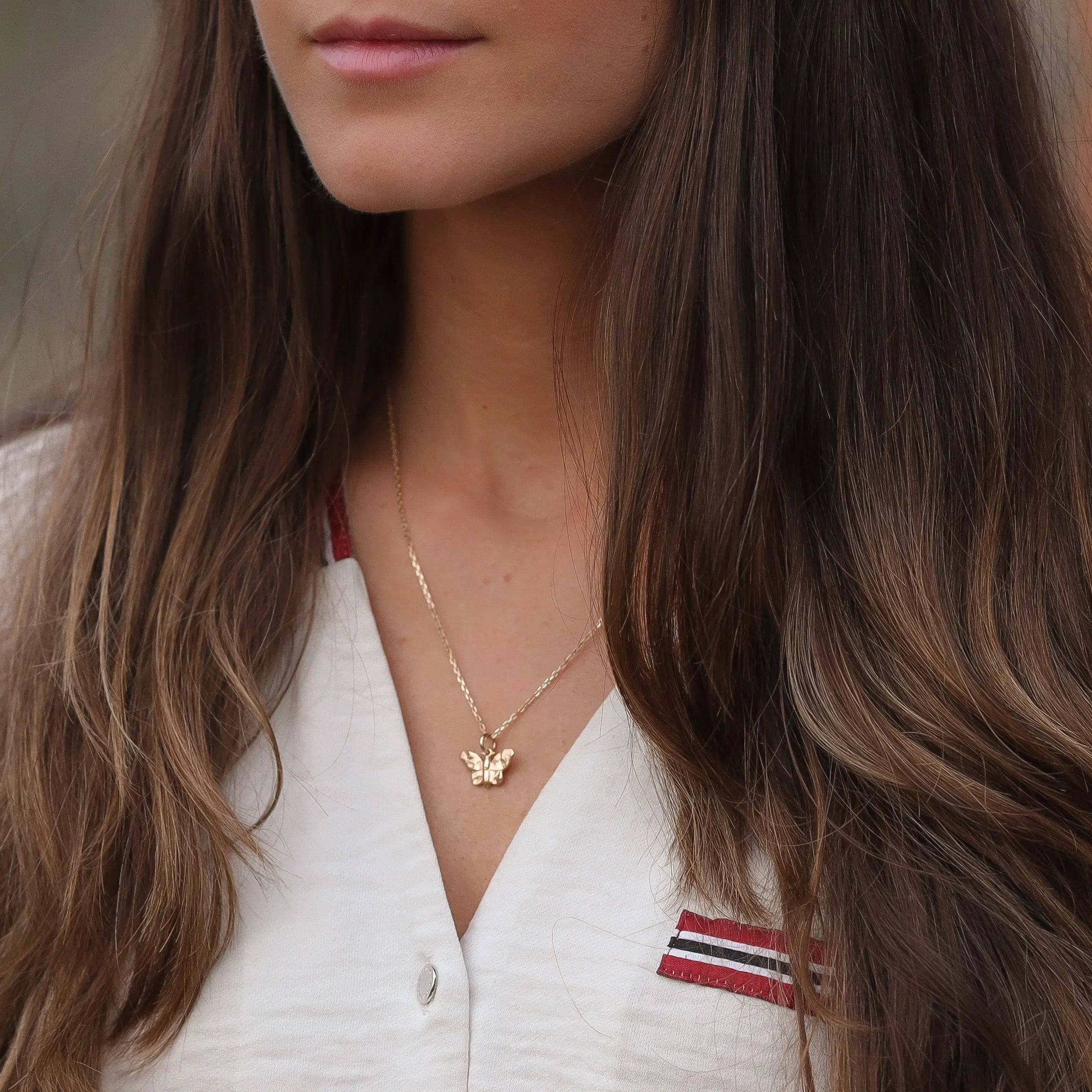 Butterfly Necklace (9ct Yellow Gold) – Kelly Jay Jewellery