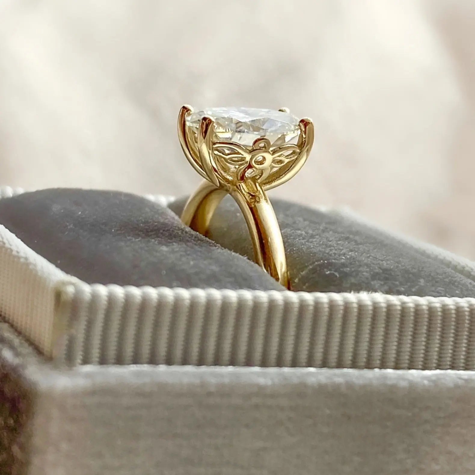Bee Engagement Ring Oval™ – Kelly Jay Jewellery
