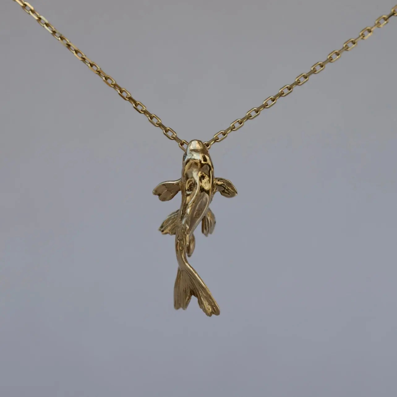 Koi Necklace (yellow gold) – Kelly Jay Jewellery